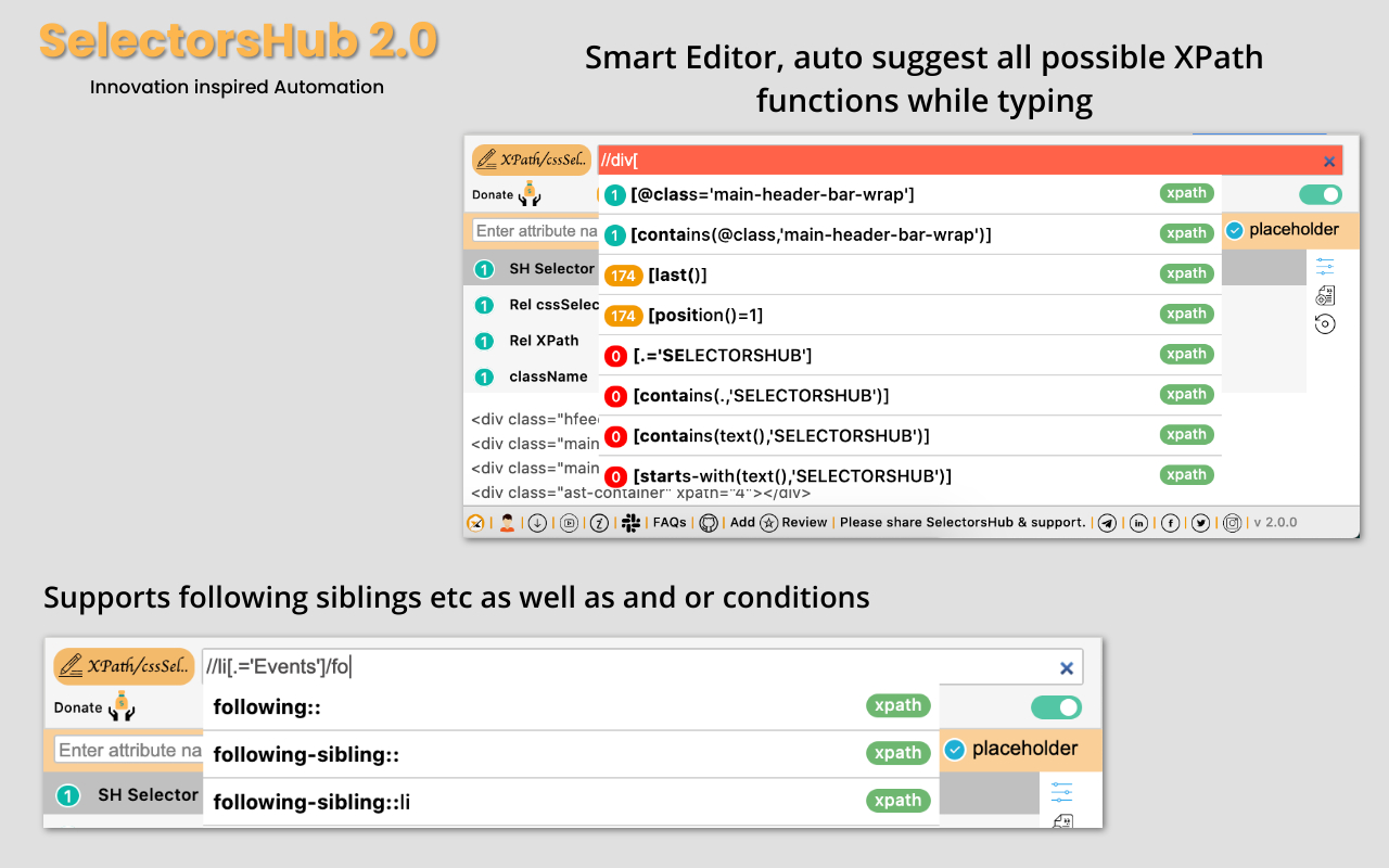 SelectorsHub – Innovation Inspired Automation!!