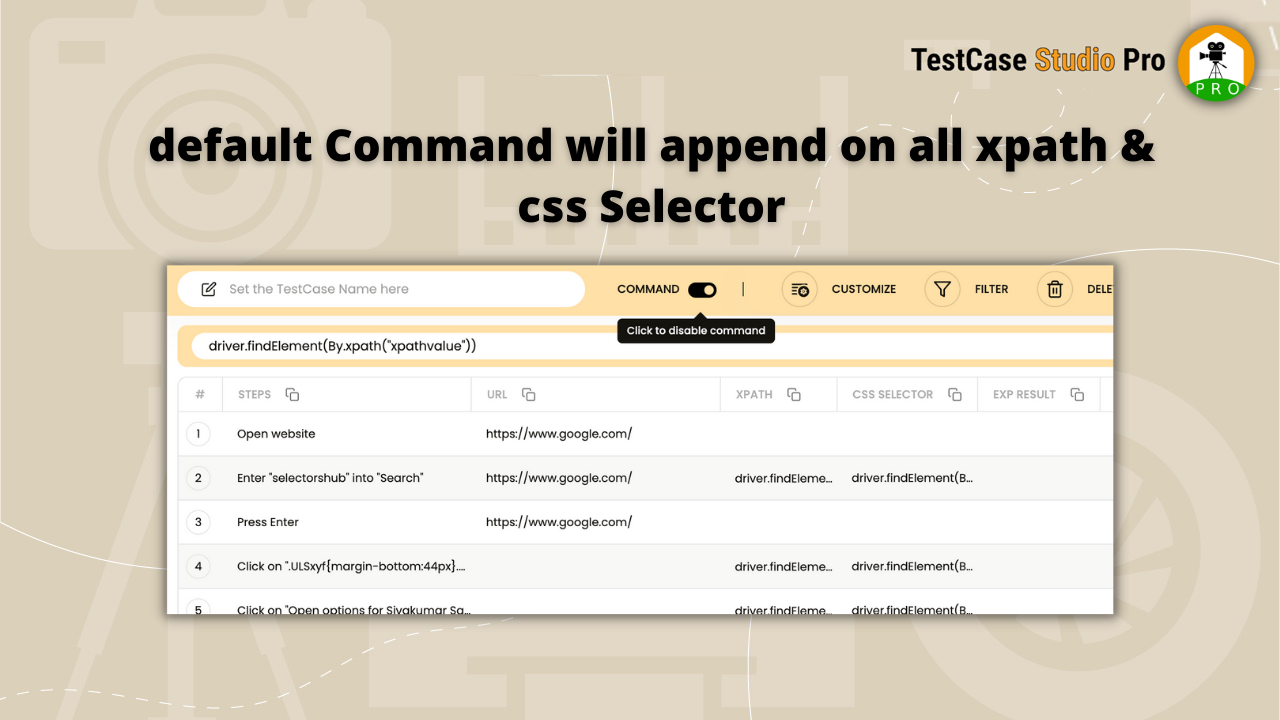 TCS PRO Code - SelectorsHub