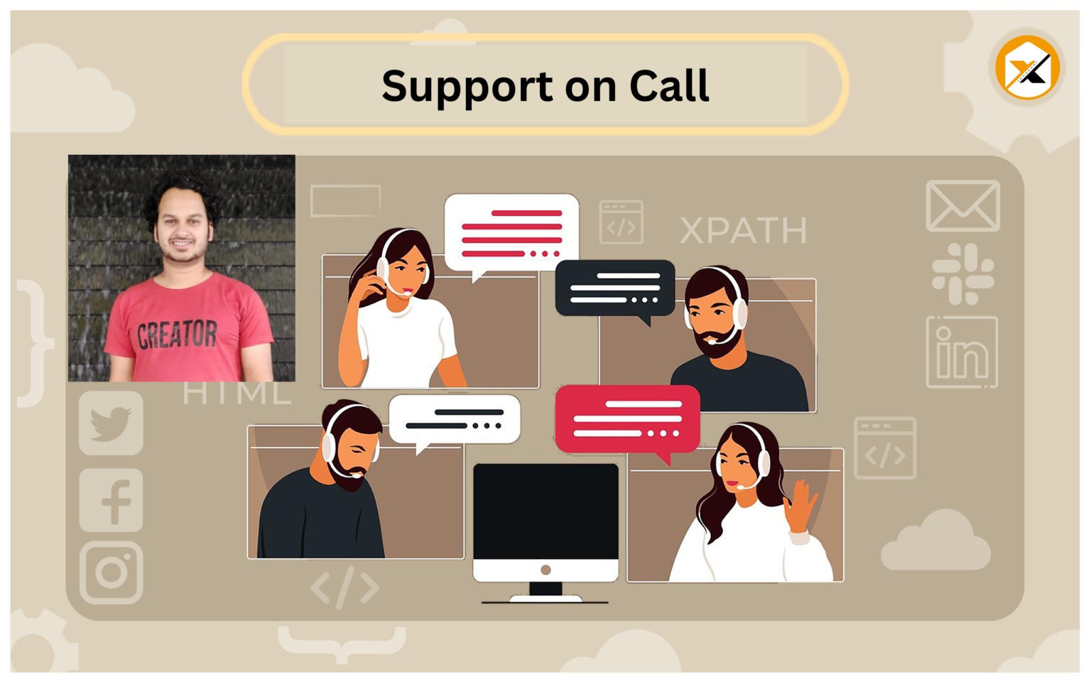 One on One Support on call with Creator, Sanjay Kumar