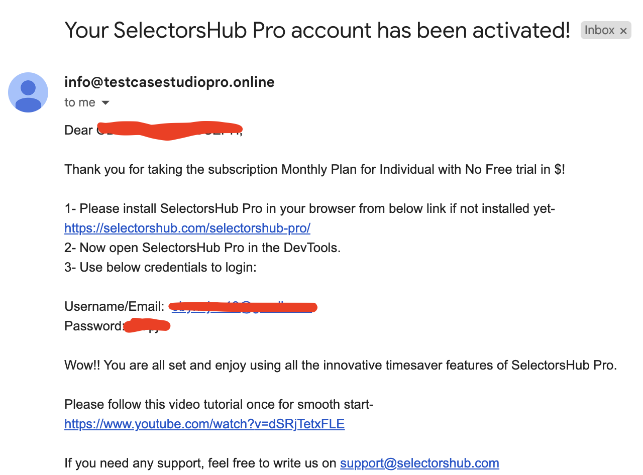 How to get free account for SelectorsHub Pro without card details - SelectorsHub