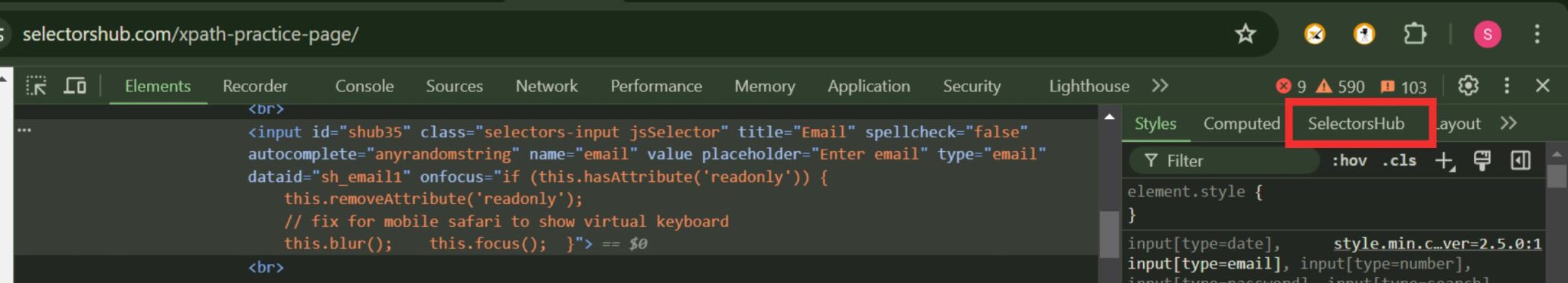 SelectorsHub FAQ - SelectorsHub (Patented Tech)