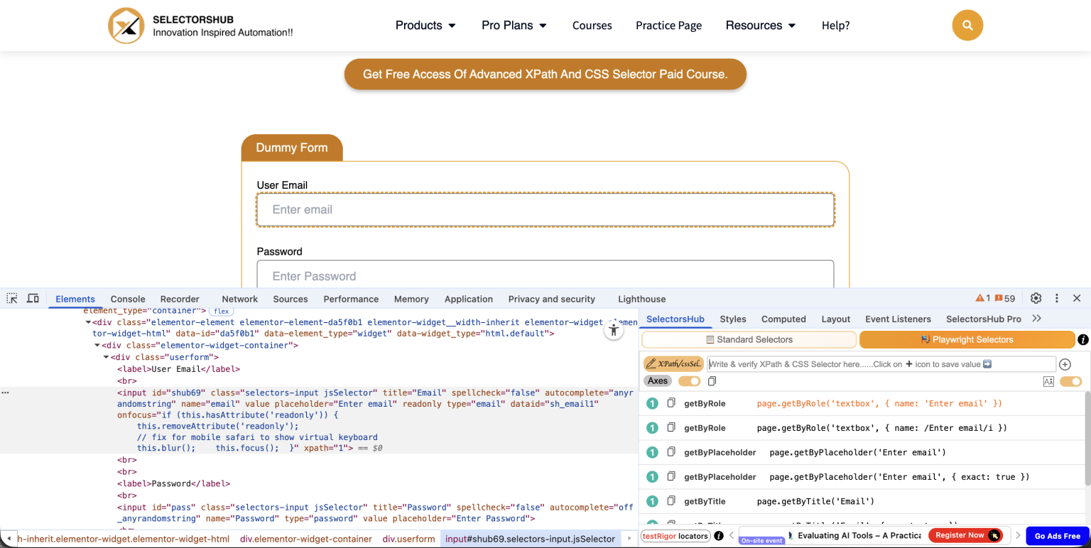 🎭 Playwright Locators Made Easy — Auto-Generate & Verify Playwright ...